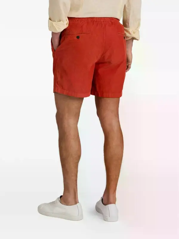 SLOWEAR Regular Fit Velvet Drawstring Shorts