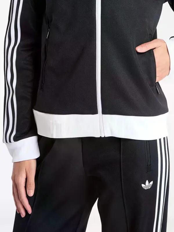 Adidas Three-stripe Arm Sweatshirt - Black