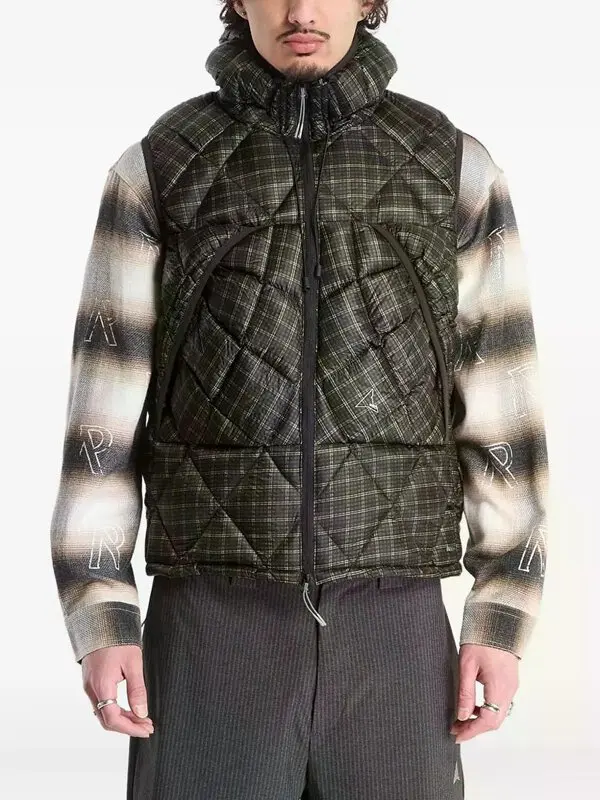ROA Hooded Down Gilet - Grey