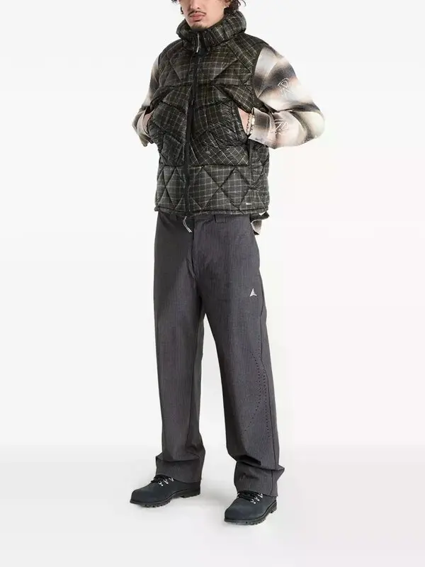 ROA Hooded Down Gilet - Grey