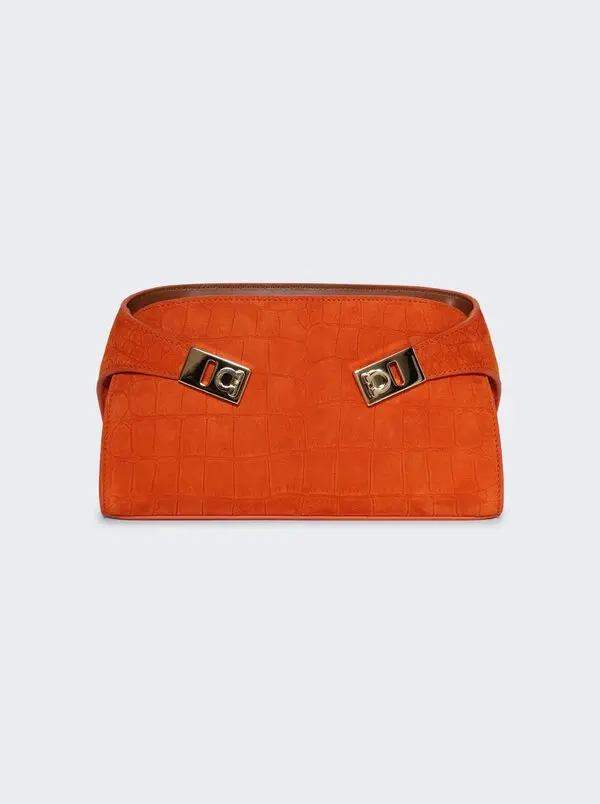 FERRAGAMO Hug Crossbody Bag - Orange
