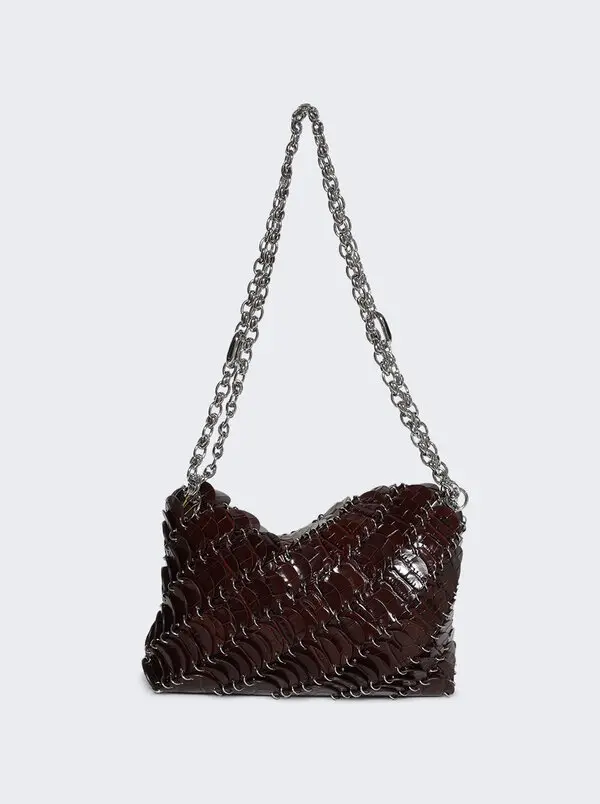 Rabanne Paco Night Leather Bag Crocodile