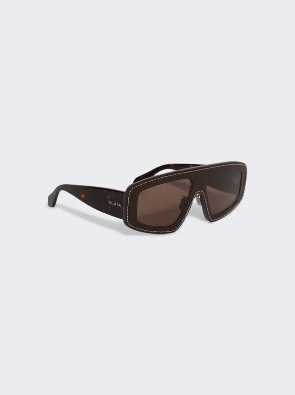 ALAÃA Aviator Mask Sunglasses