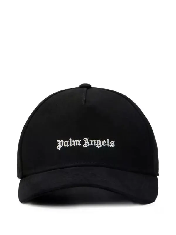 Palm Angels Embroidered Logo Cap - Black