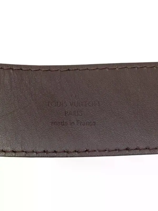 LOUIS VUITTON Damier Ebene Initiales Belt