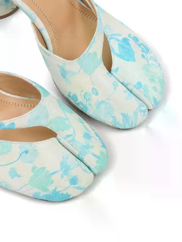 MAISON MARGIELA Tabi Floral Print Pumps