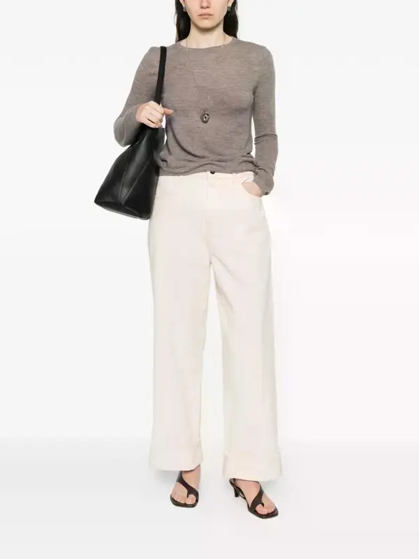 LISA YANG Georgie Long-sleeve Top - Brown