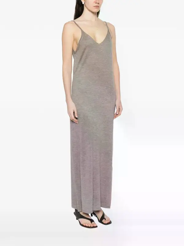 LISA YANG Albina V-neck Midi Dress