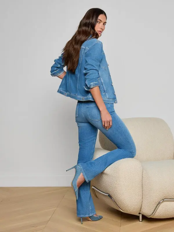 L'Agence Celine Jean Jacket - Getty