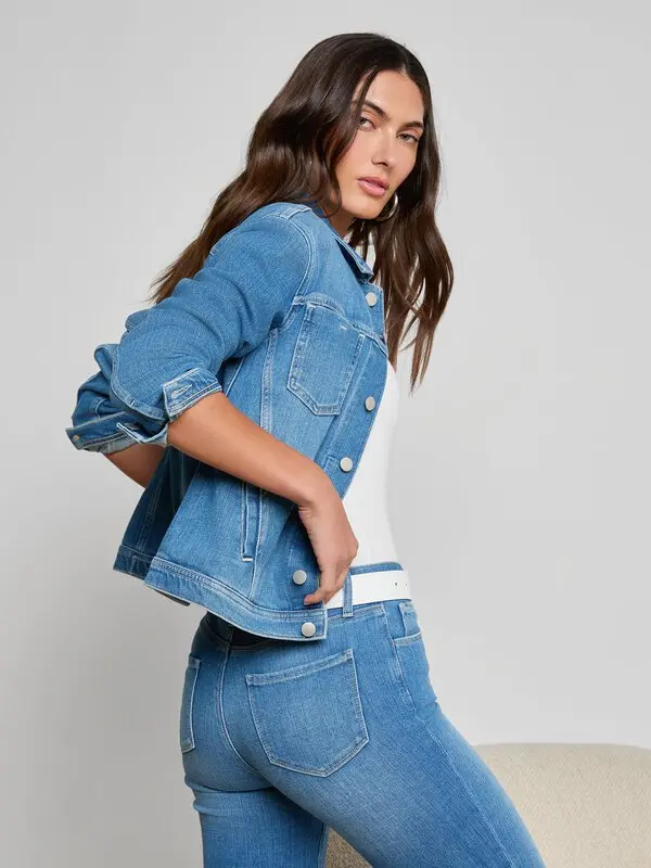 L'Agence Celine Jean Jacket - Getty