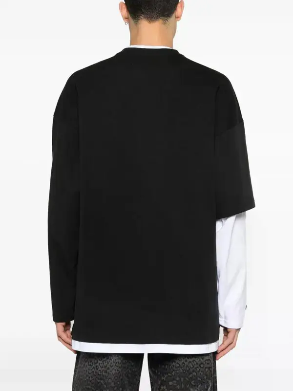 PDF Blade Graphic Layered Sweatshirt