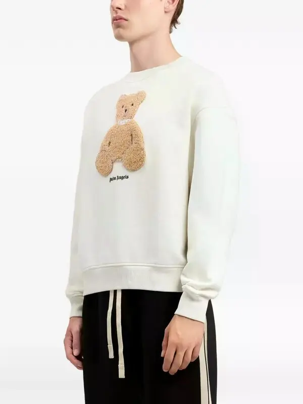 Palm Angels Bear Graphic Sweatshirt - Neutrals