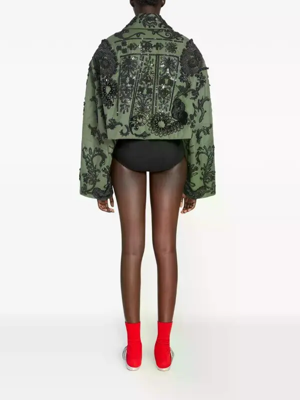 Dries Van Noten Shirred Micro Shorts