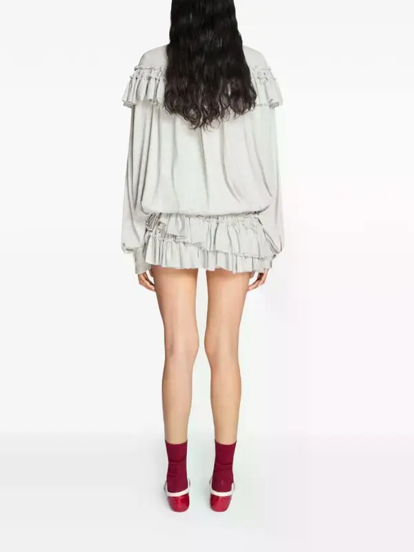 Dries Van Noten Ruffled Hem Shorts