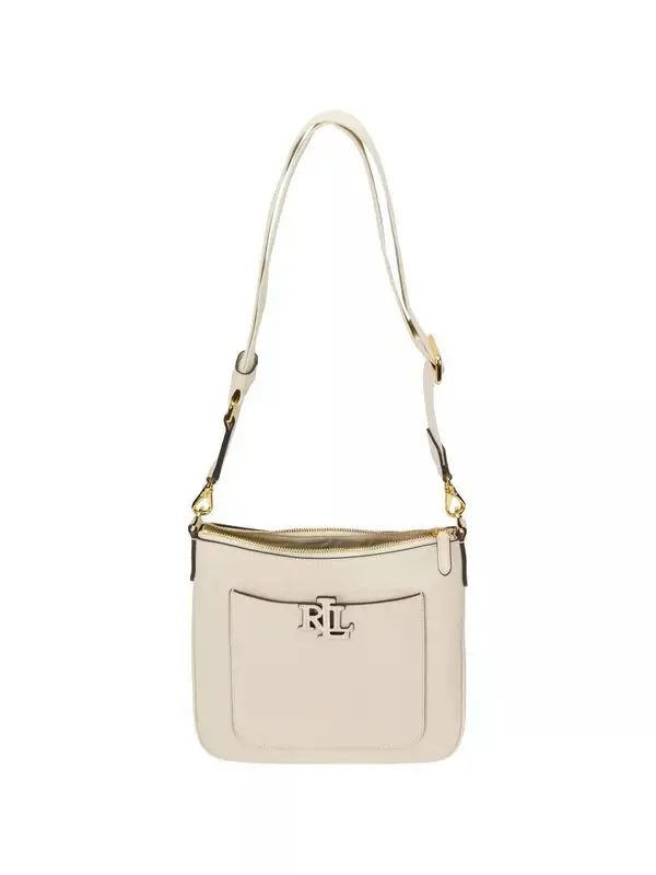Ralph Lauren Logo Leather Shoulder Bag