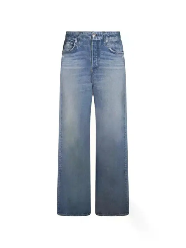 Rag & Bone Wide Leg Button Jeans
