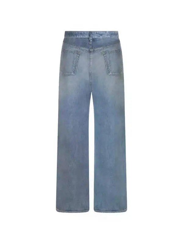 Rag & Bone Wide Leg Button Jeans