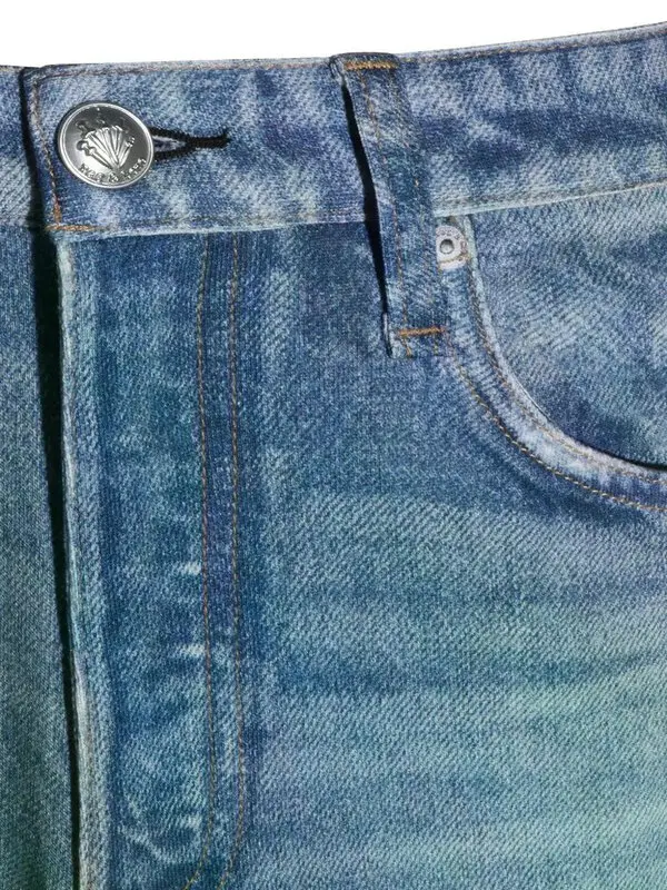 Rag & Bone Wide Leg Button Jeans