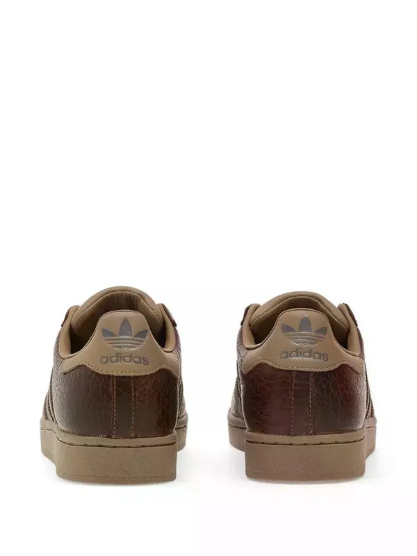 Adidas Superstar Ii Three-stripe Sneakers - Brown