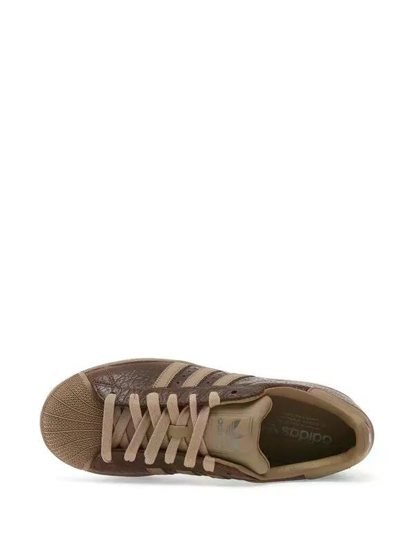 Adidas Superstar Ii Three-stripe Sneakers - Brown