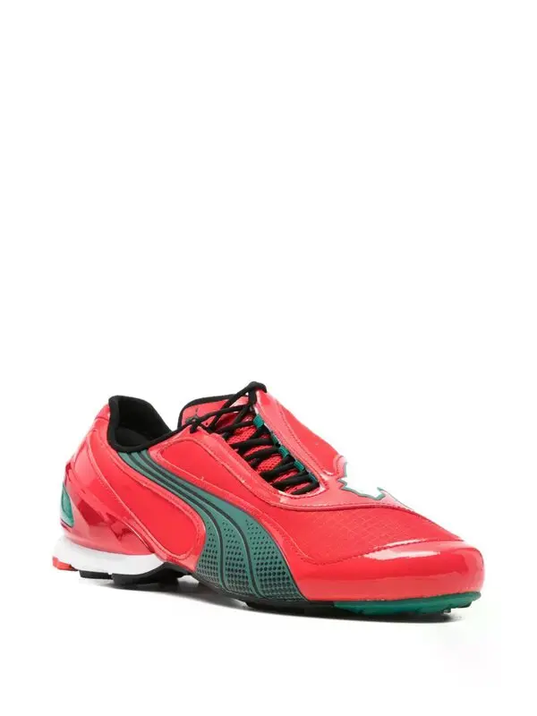 PUMA Panelled Sneakers - Red