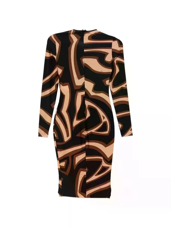 Emilio Pucci Labirinto Wave-print Dress