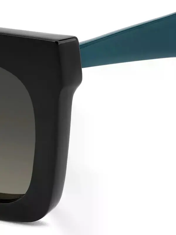 Carolina Herrera Square Frame Sunglasses - Blue
