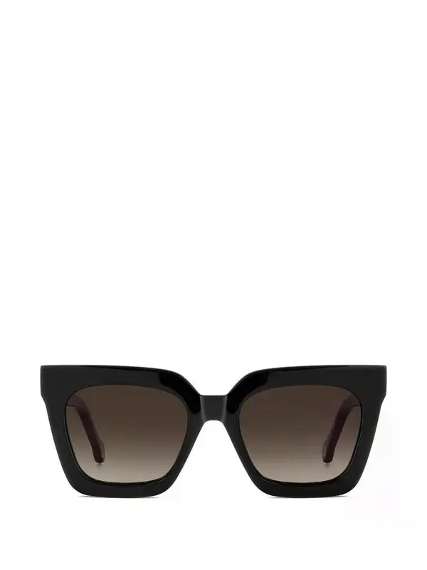 Carolina Herrera Square Frame Sunglasses - Brown