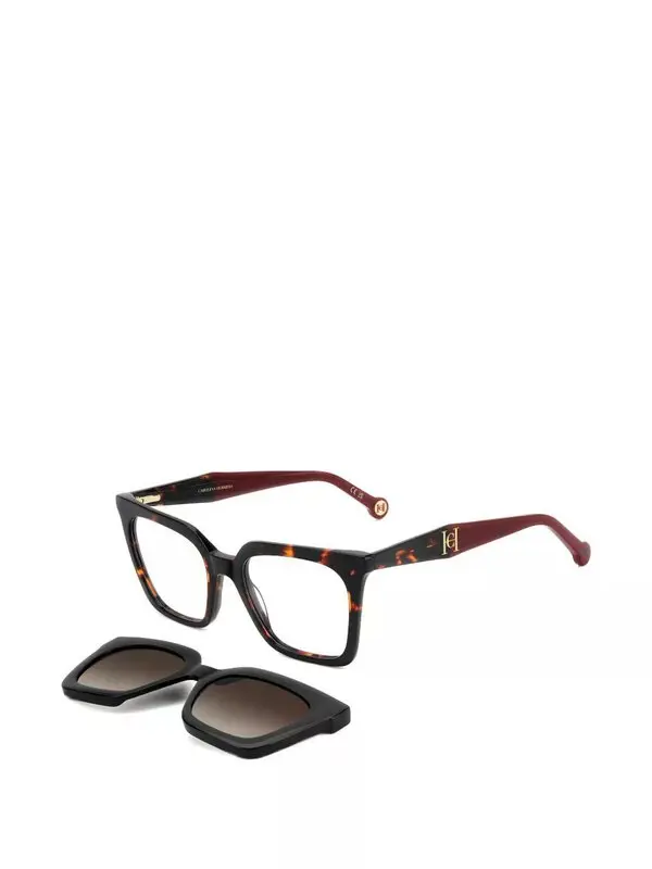 Carolina Herrera Square Frame Sunglasses