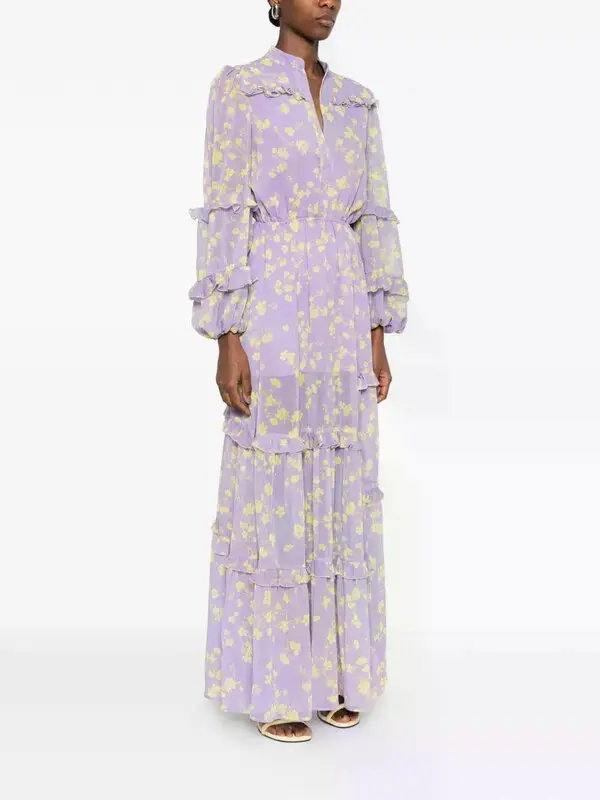 CATALINA Floral-print Ruffled Dress