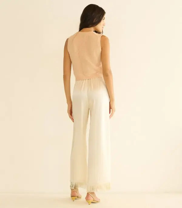DÔEN Lavon Wide Leg Pant - Candlelight