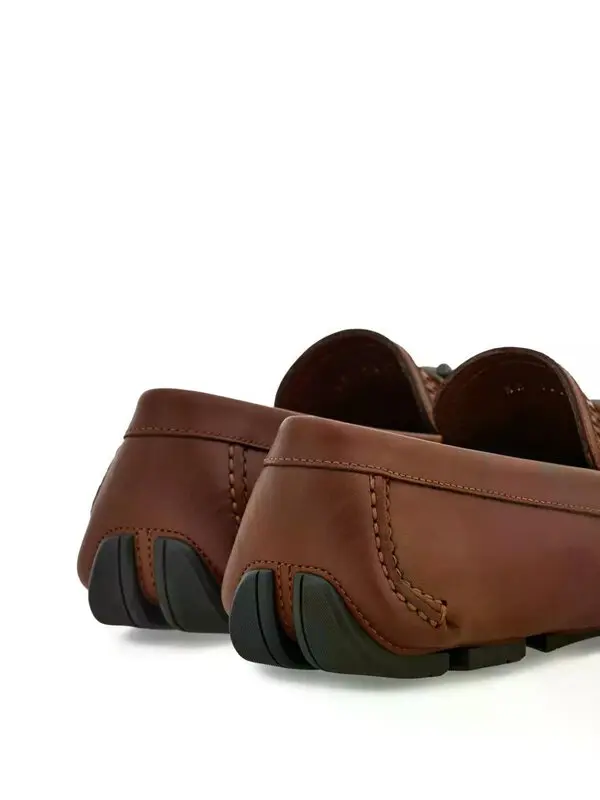FERRAGAMO Gancini Driver Loafers