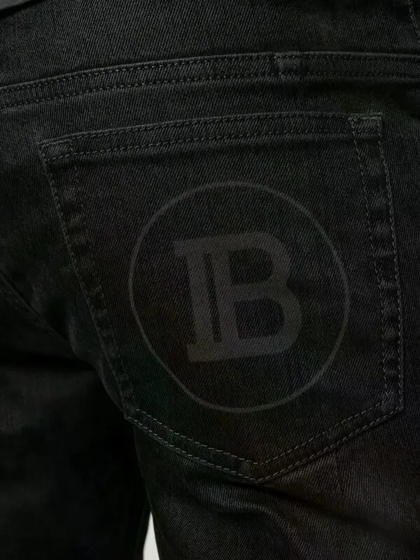 Balmain Slim Fit Panelled Jeans