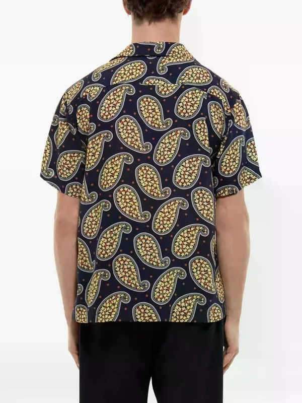 FURSAC Paisey-print Shirt - Blue