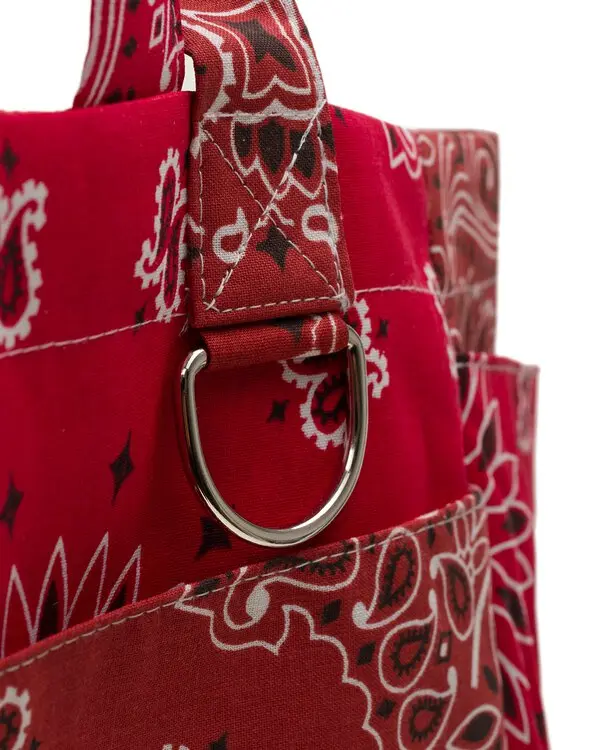 CALL IT BY YOUR NAME Large Paisley Print Cotton Shoulder Bag
