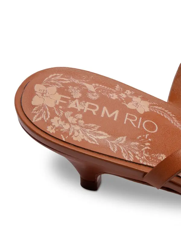 Farm Rio Spring Kitten Heel Sandals