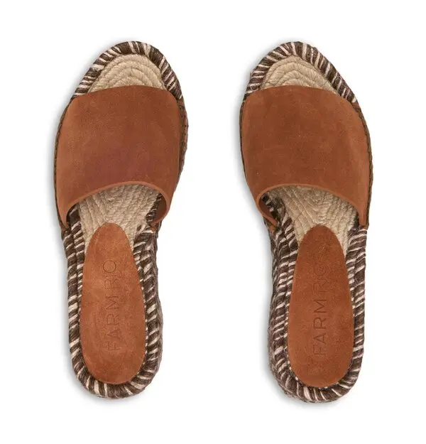 Farm Rio Espadrille Platform Slides