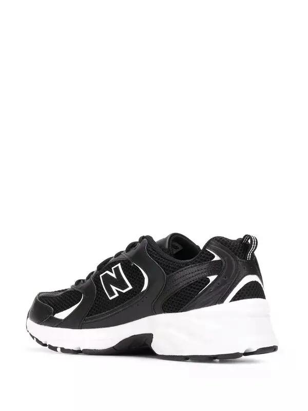 NEW BALANCE Low-top Logo Sneakers - Black
