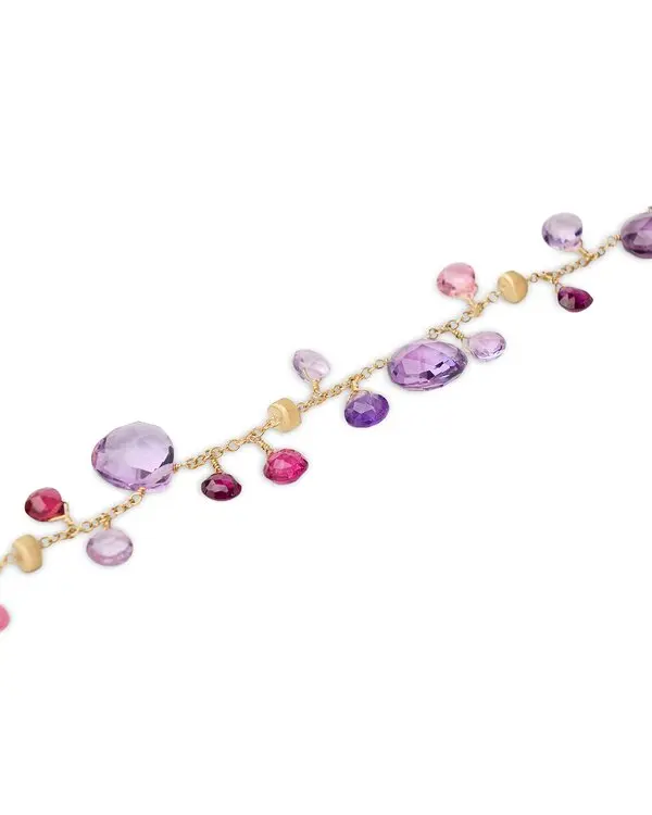 Marco Bicego 18k Yellow Paradise Multi Gemstone Dangle Bracelet - Gold