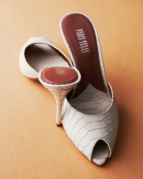Paris Texas Vera Open Toe 85 Mules