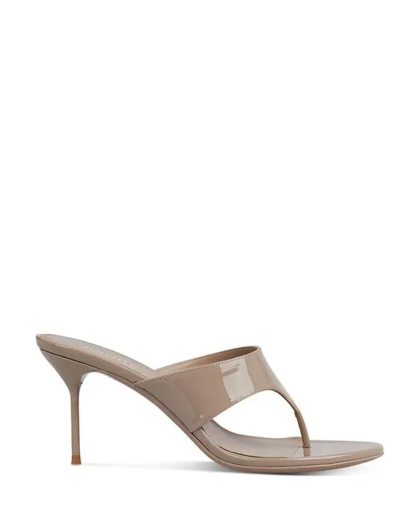Paris Texas Lidia 70 Thong Mules - Taupe
