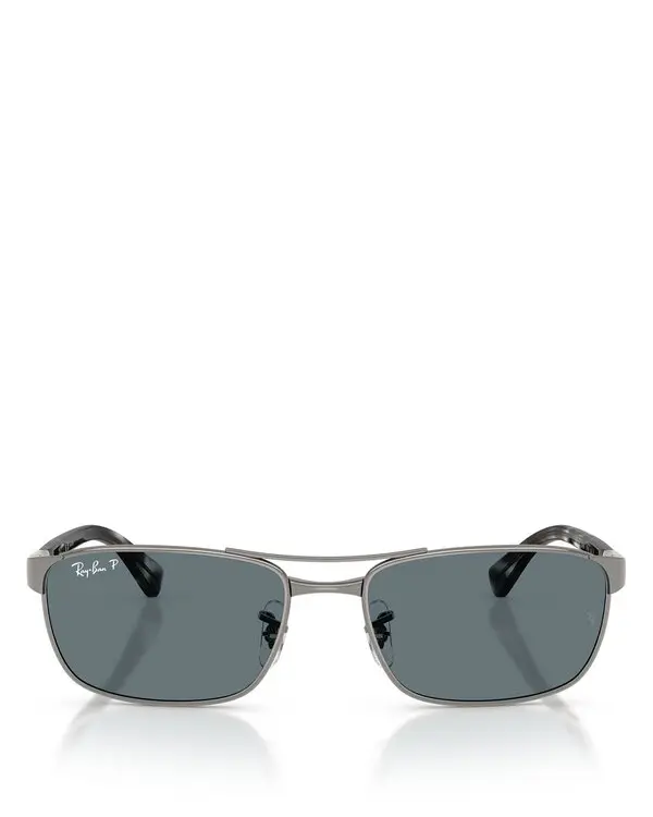 Ray-ban Rectangular Sunglasses, 57mm