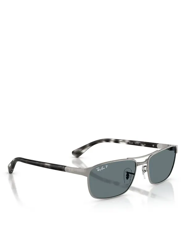 Ray-ban Rectangular Sunglasses, 57mm