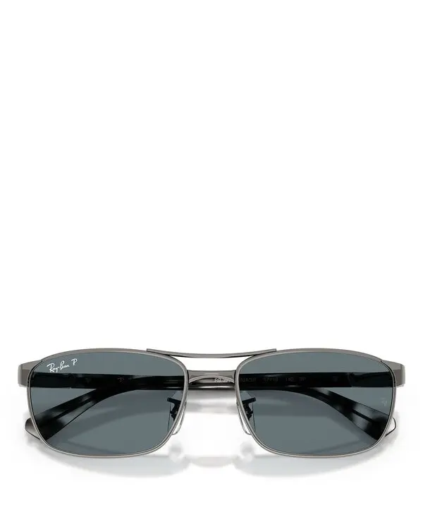 Ray-ban Rectangular Sunglasses, 57mm