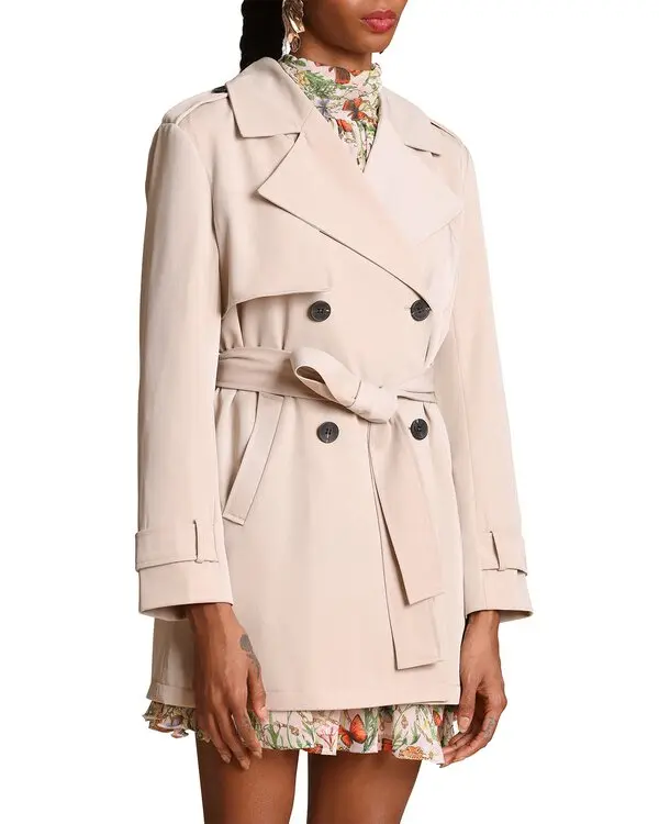 Avec Les Filles Drapey Trench Jacket