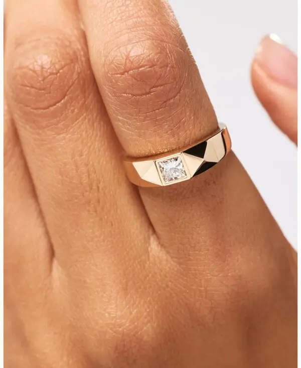 ANA LUISA Equinox Lab-grown Diamond Ring - Gold/diamond