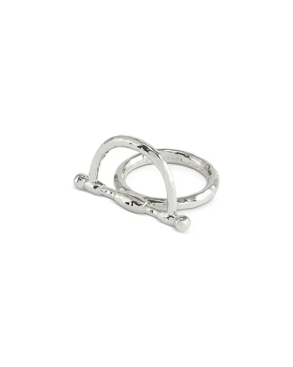 ANABEL ARAM Cheval Bit Ring - Silver