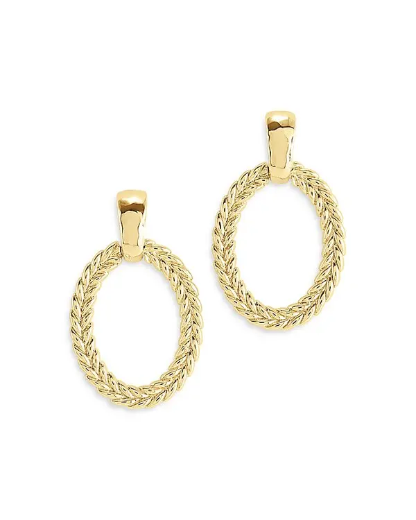 ANABEL ARAM Cheval Ring Drop Earrings - Gold