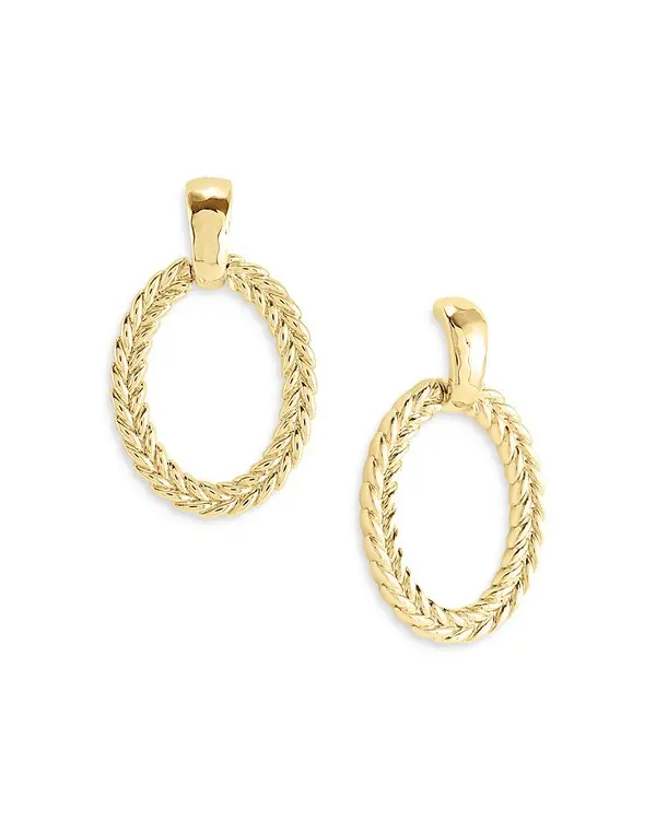 ANABEL ARAM Cheval Ring Drop Earrings - Gold