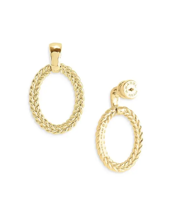 ANABEL ARAM Cheval Ring Drop Earrings - Gold
